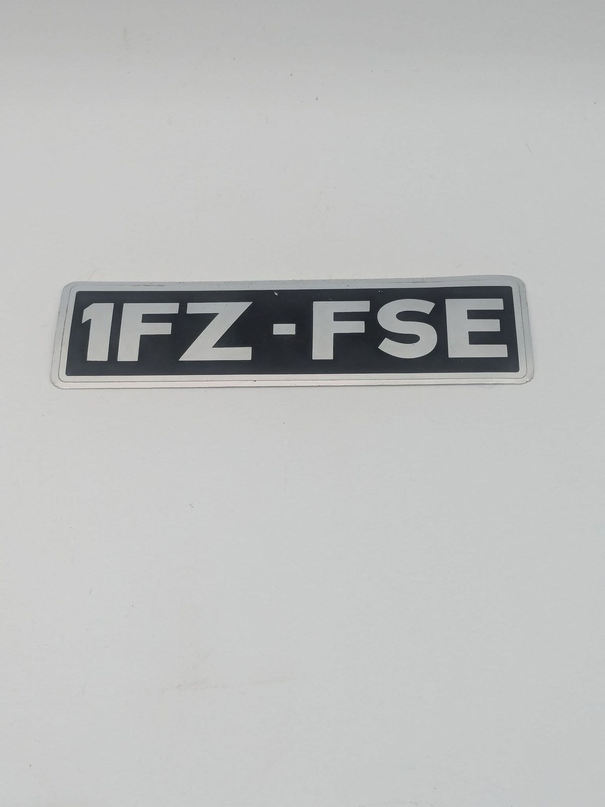 Supercharged Valve Cover Badge Sticker