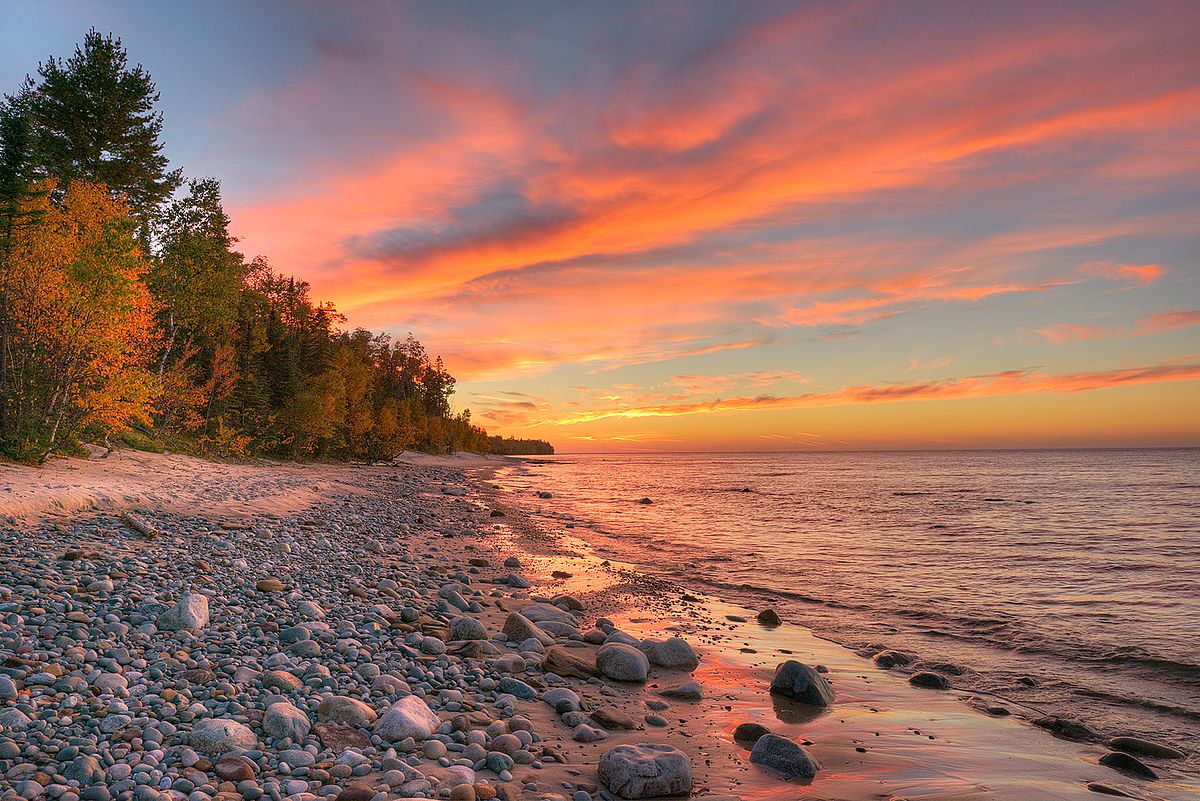 Au Sable Point, Pictured Rocks National Lakeshore, Michigan Gallery ...